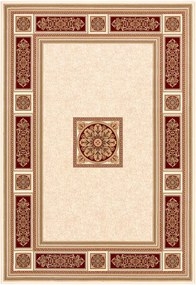 Kusový koberec Ragolle Da Vinci 57801 6414 béžový červený Rozměr: 240x340 cm