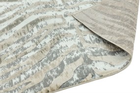 Šedý  koberec Ston Zebra Rozměry: 80x150 cm