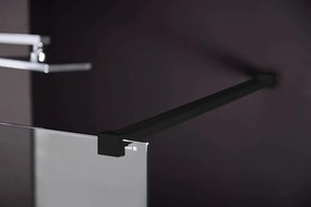 Polysan Polysan, MODULAR SHOWER BLACK stěna pro instalaci na zeď, jednodílná, 800 mm, MS1-80B
