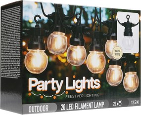LED světelný řetěz Party, 12,5 m, b