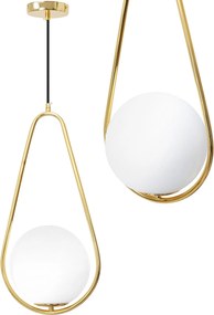 Toolight - Stropní svítidlo 1xE27 60W APP472-1CP, zlatá, OSW-00650