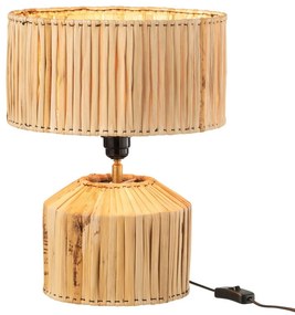 Stolní přírodní lampa z banánových listů Hanna Bannas - Ø 35*30 cm/ E27/ 40W