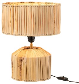 Stolní přírodní lampa z banánových listů Hanna Bannas  - Ø 35*30 cm/ E27/ 40W