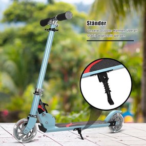 Costway Scooter Výškově nastavitelná dětská koloběžka Skládací koloběžka se 2