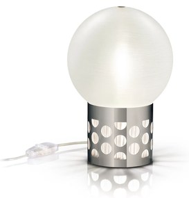 Slamp Atmosfera Small Pewter, designová lampička s cínovou základnou, 2xG9, průměr 20cm