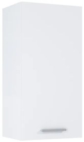 TILA Laura horní skříňka 40x31,6x80cm, bílá lesklá AQ TN6723