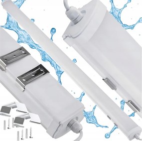 BERGE 2x LED stropní svítidlo 70W 150cm 7000lm 230v