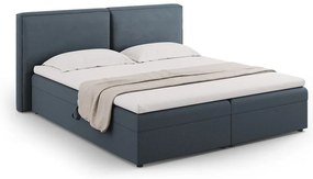 Modrá boxspring postel s úložným prostorem 180x200 cm Arendal – Cosmopolitan Design
