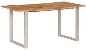 vidaXL Jídelní stůl 154x80x76 cm masivní akáciové dřevo