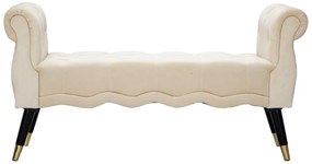 Designová lavice Dandelion 120 cm krémová