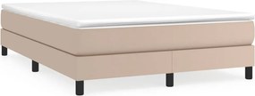 Rám postele s boxspringem cappuccino 140x200 cm umělá kůže 3120705