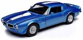 008805 Kovový model auta - Nex 1:34 - 1972 Pontiac Firebird Trans AM Modrá