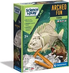 Clementoni SciencePlay Lab: Vykopávky - Piraňa / od 7 let