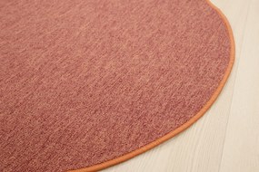 Vopi, AKCE: 100x100 (průměr) kruh cm Kusový koberec Astra terra kruh, oranžová, chodba / předsíň