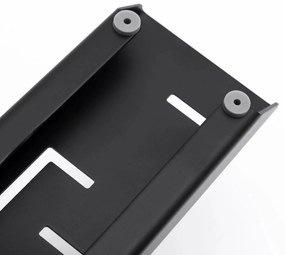 Rea PRO Black Matt, lineární odtokový žlab 60cm, vzor Greek, černá matná, REA-G8023