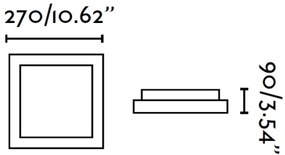 FARO 62968 - Koupelnové stropní svítidlo TOLA 1 1xE27/20W/230V IP44