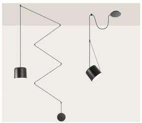 Redo Závěsné svítidlo DODO,  3x Ø 16cm, kabel 3m Barva: Černá