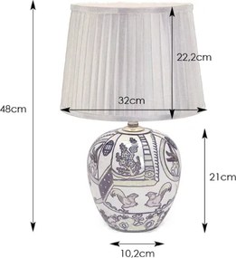 Markslöjd 105000 - Stolní lampa GÖTEBORG 1xE27/60W/230V