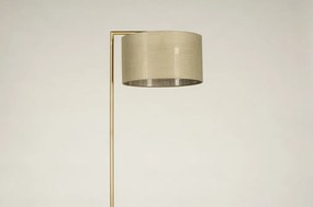 Stojací designová lampa Pallas Gold and Taupe