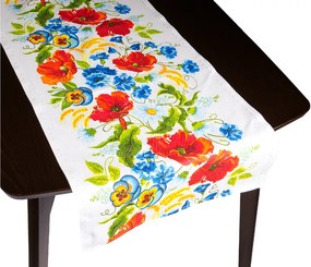 Bellatex Ubrus BĚHOUN Červená,Zelená 50x200 cm