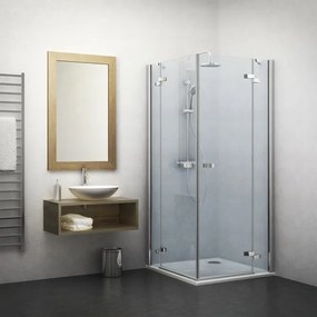 ROTH ELEGANT LINE GDOP1/1100 sprchové dveře 1100x2000mm pravé jednokřídlé, bezrámové, brillant/transparent, 132-110000P-00-02
