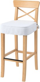 Sedák na židli IKEA Ingolf - barová barva bílá látka pletený vzor
