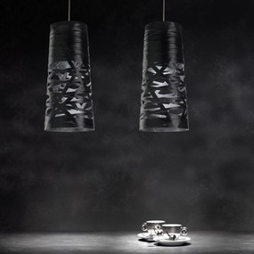 Foscarini Tress mini závěsná lampa, černá