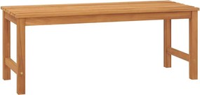 Zahradní lavice 114 cm masivní teakové dřevo 316626