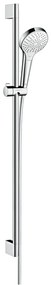 Hansgrohe Croma Select S, sprchová sada Multi se sprchovou tyčí 90 cm, bílá/chromová, HAN-26570400