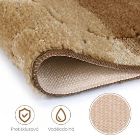 Bellatex BANY 60x100 cm 60x100 cm Listí Hnědá
