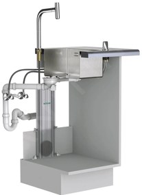 Hansgrohe M71, dřezová baterie M7117-H320 s výsuvnou sprškou, sBOX, vzhled nerezavějící oceli 73816800