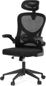 Ergonomická kancelářská židle ALEXANDRE - černá síťovina