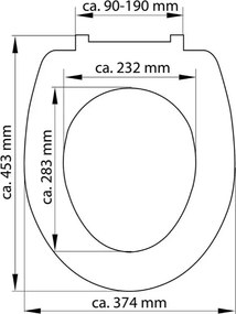 Eisl Sanitär WC prkénko Duroplast Soft Close Flower in The Wind 82381