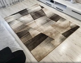 HU Moderní koberec Rio 509-Cream-Brown v béžovo-hnědé barvě Rozměr: 60x100 cm