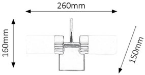 Rabalux 5714 - LED Koupelnové nástěnné svítidlo BETTY 2xLED/4W/230V lesklý chrom