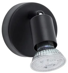 Designové bodové svítidlo Lup 8 černé