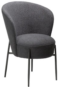​​​​​Dan-Form Tmavě šedá bouclé jídelní židle DAN-FORM Orbit