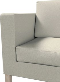 Potah na pohovku IKEA  Karlanda 2-místná, krátký barva béžová látka pletený vzor