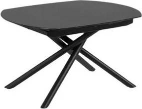 Rozkládací jídelní stůl s přídavnou deskou s keramickou deskou 100x130 cm Yodalia – Kave Home