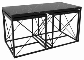 Konferenční stolek Set Dolphie (Černá). 1073111