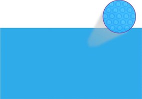 vidaXL Plovoucí PE solární plachta na bazén 400 x 200 cm [93010] Barva: Modrá