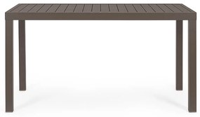 Zahradní stůl linde 130 x 68 cm hnědý MUZZA
