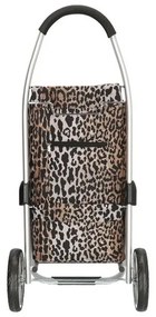 Beagles Leopardí prémiový nákupní vozík na kolečkách “Aluman“