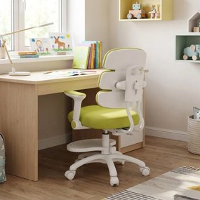 Dětská rostoucí židle Neoseat KIDDY THREE — látka, pratelný potah, zelená