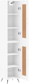 Skříň highboard bílá 34,5 x 34 x 180 cm kompozitní dřevo 3200425