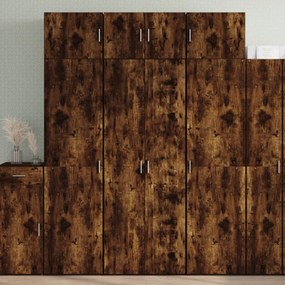 Skříň highboard kouřový dub 70 x 42,5 x 185 cm kompozitní dřevo