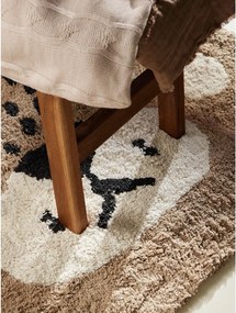 Světle hnědý pratelný/ručně tkaný bavlněný dětský koberec 93x120 cm Snuggle Bea – Hanse Home