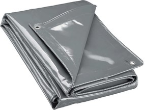 Krycí plachta Wiltec – 4 × 5 m, šedá (65200)