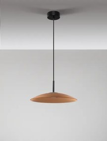 LED černo-moce hnědé moderní svítidlo Polifemo