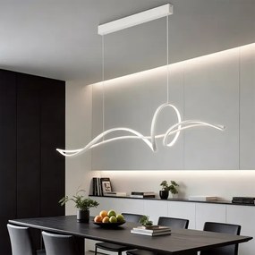 Brilagi - LED Stmív. lustr na lanku SIGNATURE LED/55W/230V 120x23 cm bílá + DO